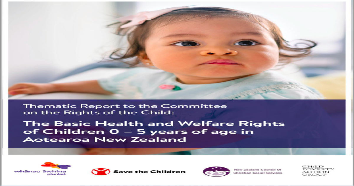 Kiwi preschoolers face worse health outcomes than older kids — Save the ...