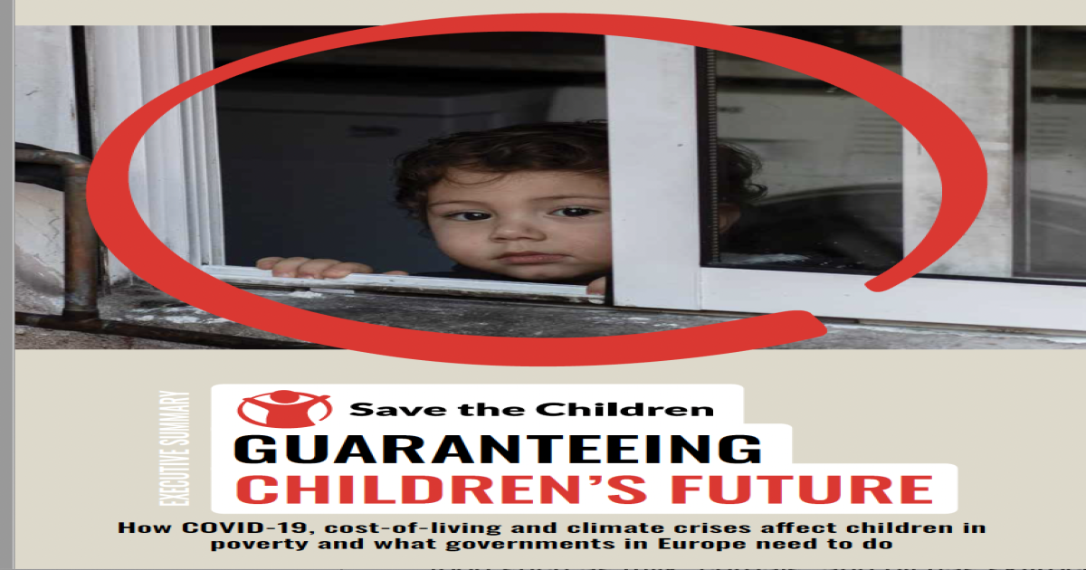 200,000+ more children are at risk of poverty in EU: Report — Save the ...