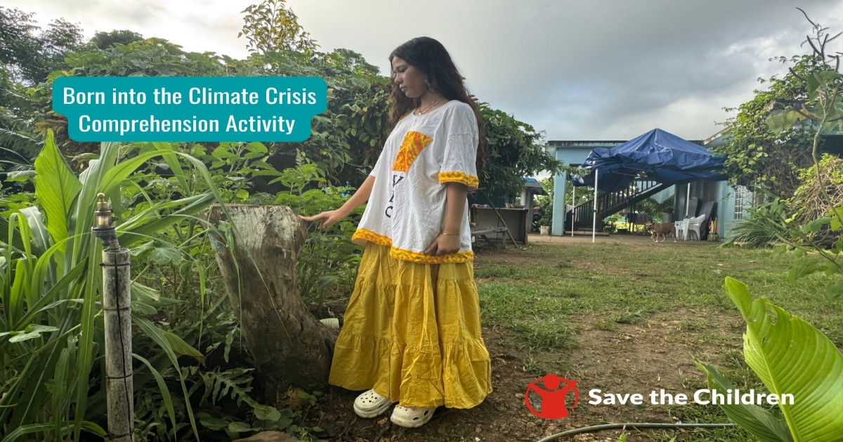Climate Crisis Comprehension Activity — Save the Children NZ