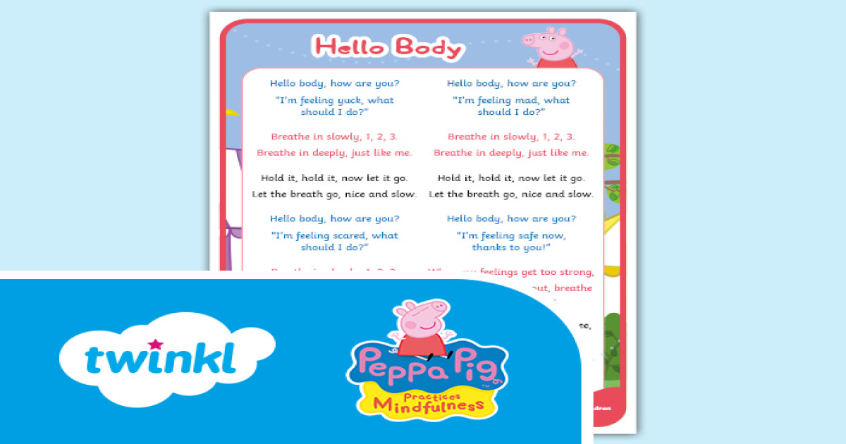 Hello Body Poem — Save the Children NZ