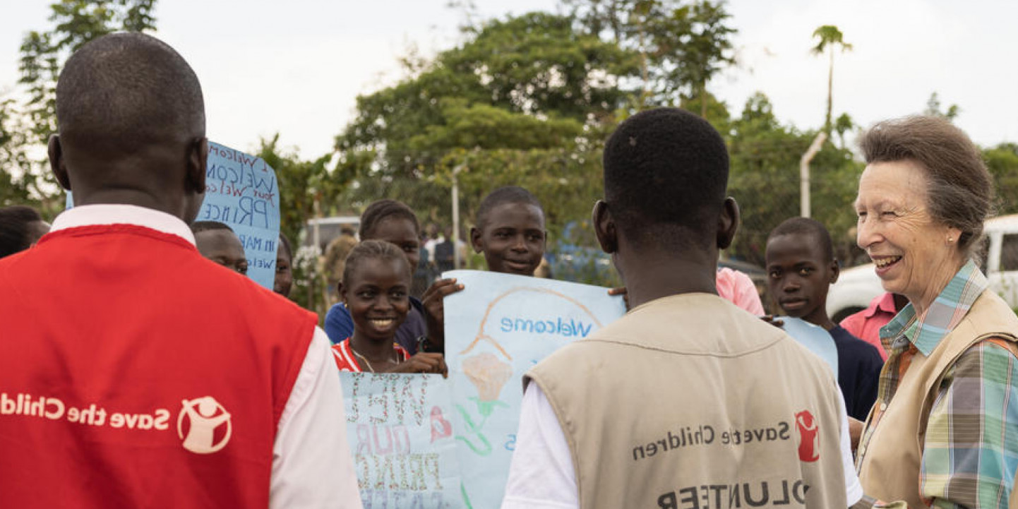 The Princess Royal visits refugee settlement in Uganda — Save the Children